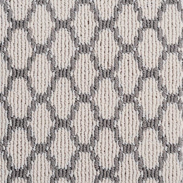 Stanton Pioneer Antique Silver 12x20 ft. Nylon Carpet Remnant